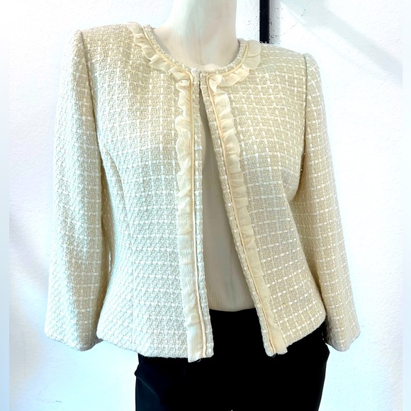 Alex Marie | Jackets & Coats | Alex Marie Petite Womens Cream Color ...